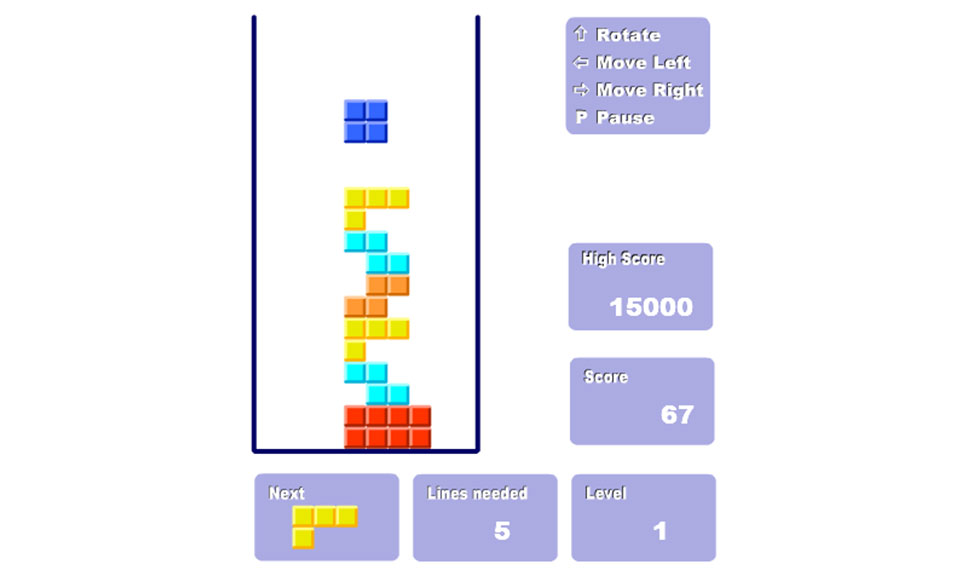 2D Tetris - Online Spiele Blog